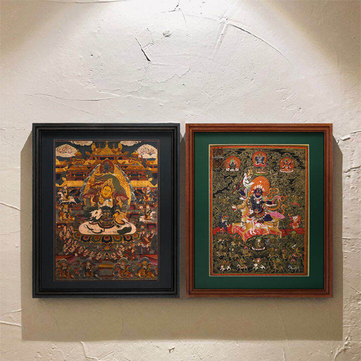 Uncle Lu solid wood photo frame Thangka mounting frame frame custom ...
