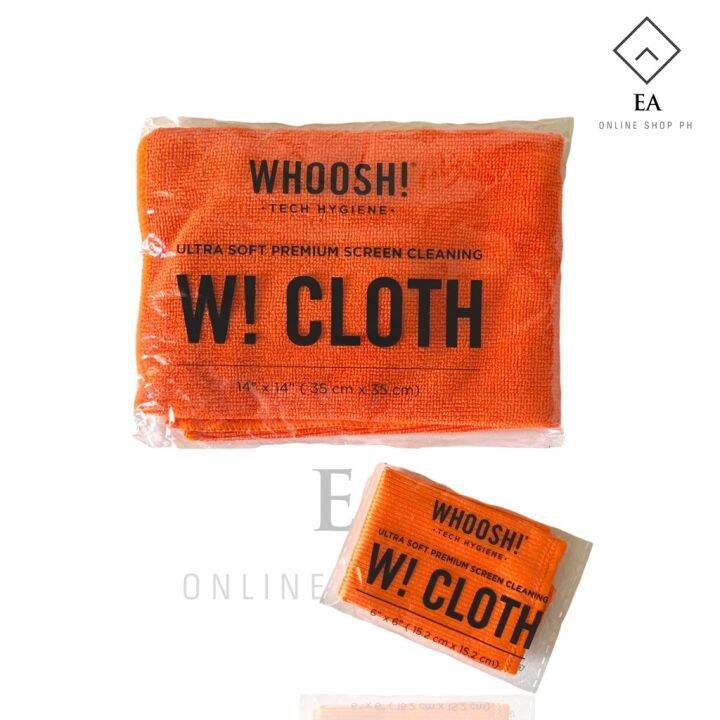 WHOOSH! Screen Clean Antimicrobial Microfiber Cloth | Lazada PH