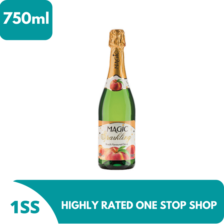 Magic Sparkling Peach Flavored Drink 750ml | Lazada PH