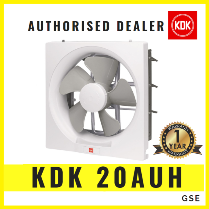 KDK 20AUA 20AUH Exhaust Fan Wall Mount Ventilating Ventilation Fan 20 ...