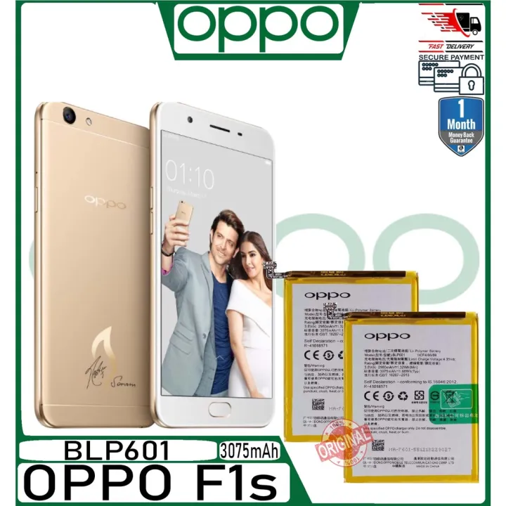 COD Battery for OPPO F1s BLP601 (Original Equipment Manufacturer) 3075mAh SK | Lazada PH