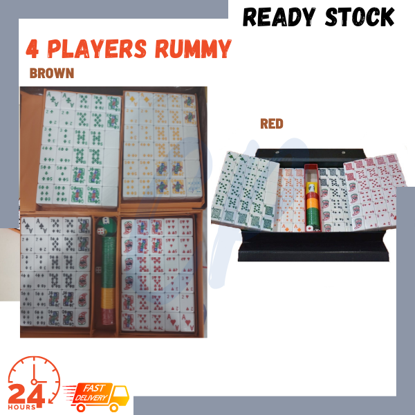 RUMMY LAMI MAHJONG SET POKER MAHJONG[READY STOCK] | Lazada