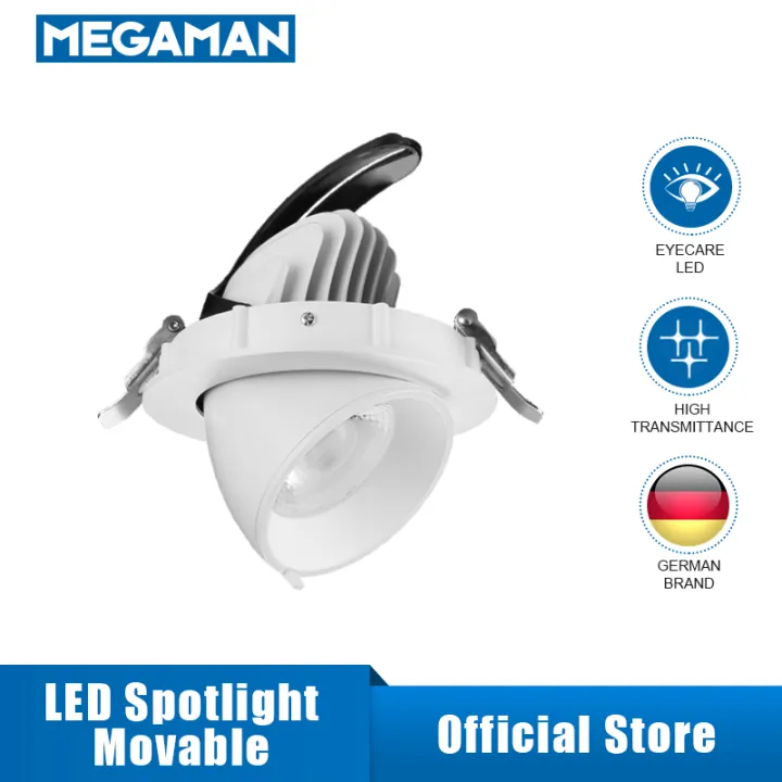 Megaman LED DIRECTIONAL DOWNLIGHT 9W/25W Warm/CoolWhite 3000K/4000K ...