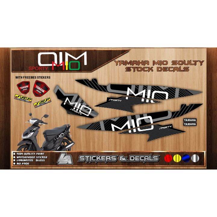 Direct Deal YAMAHA MIO SOULTY STOCK DECAL L.A STICKERS | Lazada PH