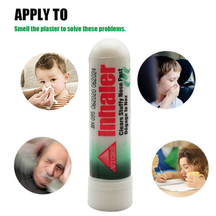 Nasal Inhaler 100% New Herbal Poy Sian Essential Oil Refresh Cold Cool ...