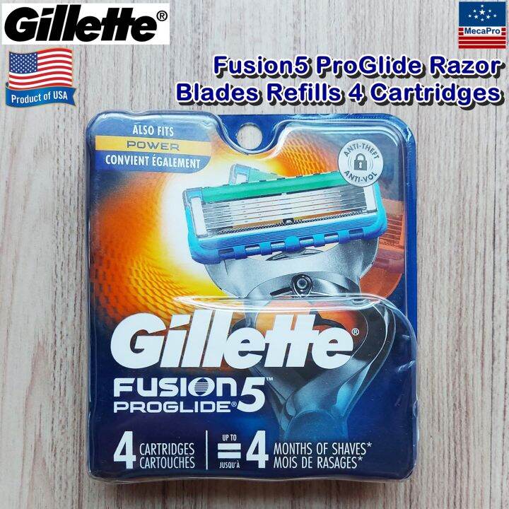 Gillette® Fusion5 ProGlide® Razor Blades Refills 4, 8 or 12 Cartridges ...