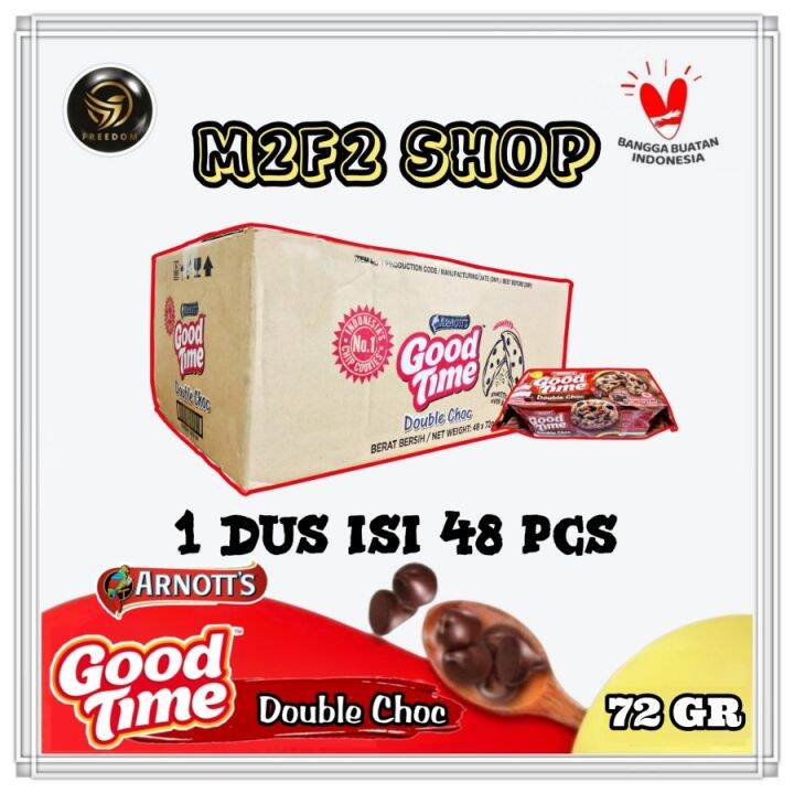 Good Time Double Choco Cips Cookies | Kukis Cokelat - 72 gr (Kemasan ...