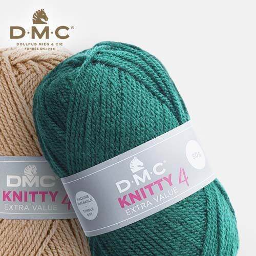 DMC Knitty 4 Extra Value Yarn , 100gram, approx 280 meter/306 yards ...