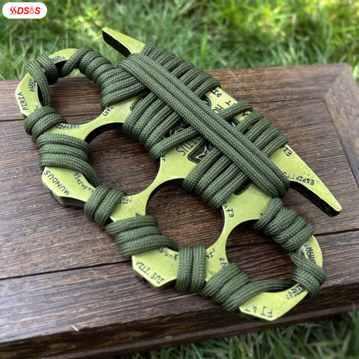 SSDSDS Fighting Tools Four Finger Grip Multifunction Metal Car Brass ...