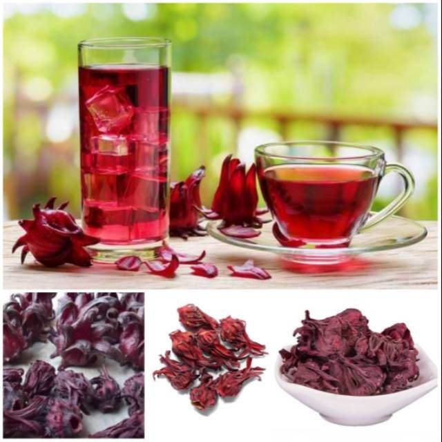 VICTORY SEED 5 Benih Biji Bunga Rosella Merah Ungu Asam Belanda Kumbang ...