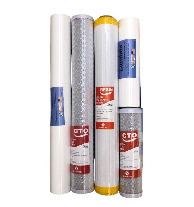 ชุดไส้กรองตู้น้ำ 5 ขั้นตอน จัดเซ็ทราคาพิเศษสุดๆ (PP20"+CTO20"+RS20 ...