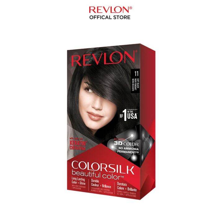 Nhuộm tóc thời trang Revlon Colorsilk 3D Keratin cho tóc bóng mượt và ...