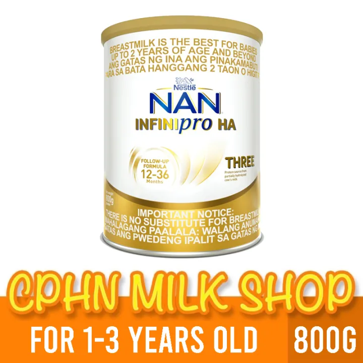 NAN INFINIPRO HA Three 800g 1-3 Years Old Milk Supplement | Lazada PH