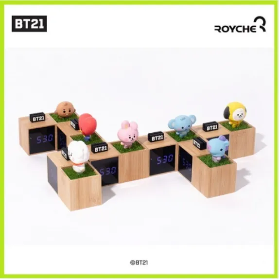 BTS BT21 Baby LED Digital Desk Clock Alarm Temperature(Ready Stock ...