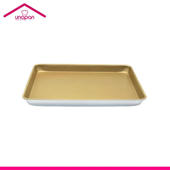 [𝗨𝗡𝗢𝗣𝗔𝗡] Rectangular pan (Golden non-stick Series 1000) / Unopan 长方型烤盤 ...