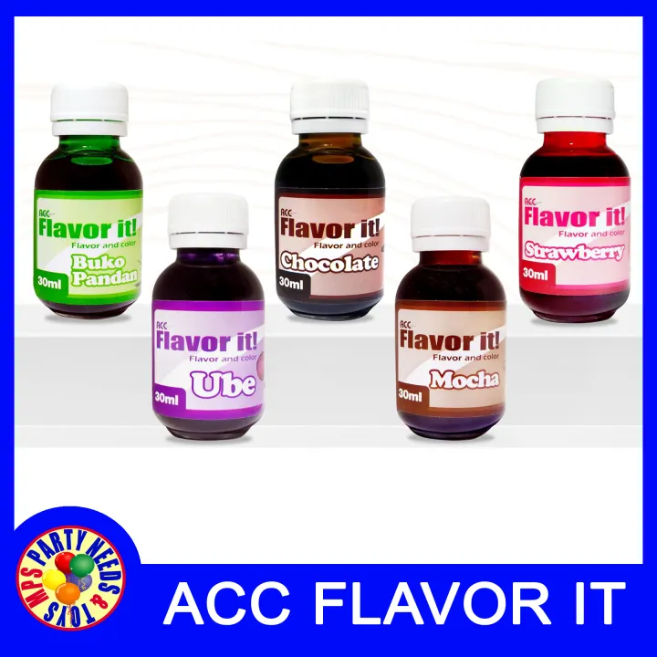 30ml per Bottle Flavor it - Food Color - Flavoring - Strawberry Flavor ...