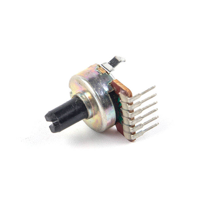LVDUN 2Pcs Type 161 Semi-circular Shaft 50K B503 Potentiometer 6pin ...