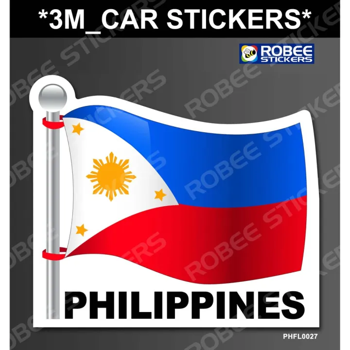 Sticker Decal Philippine Flag 3M Die Cut | Lazada PH
