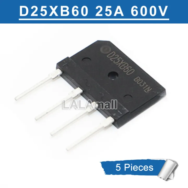 5pcs D25XB60 = D25SB60 25A 600V Bridge Rectifier new original | Lazada PH