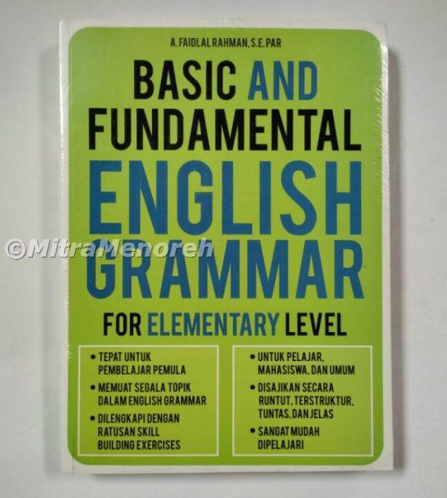 Buku Basic and Fundamental English Grammar for Elementary Level ...
