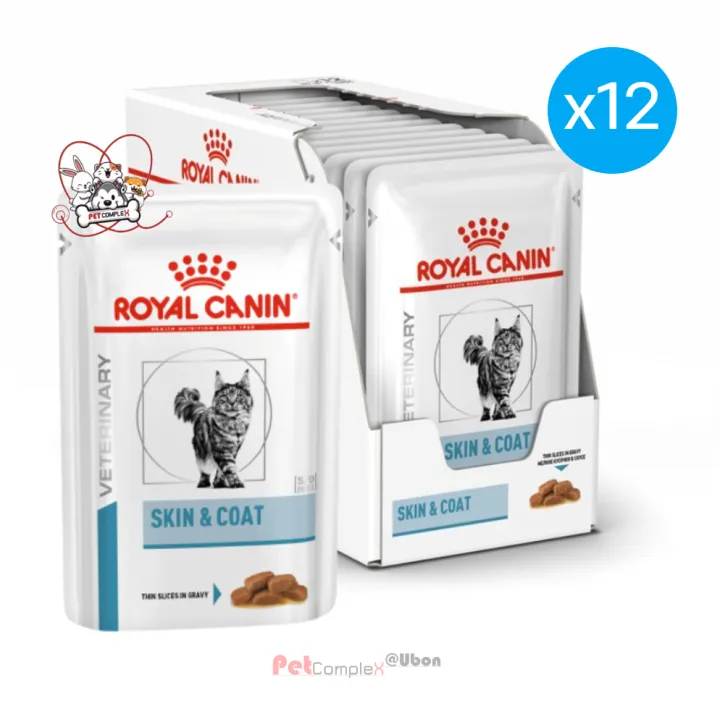 Royal Canin Cat Skin & Coat อาหารเปียก แมวผิวหนังแพ้ง่าย บำรุงเส้นขนและ ...
