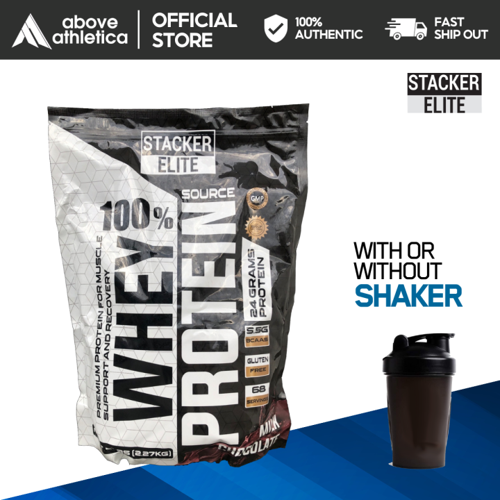 Stacker Elite 100% Whey Protein 5lbs - pro series - muscle building and ...
