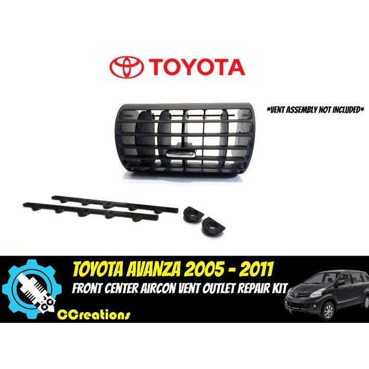Toyota Avanza Front Center Aircon Vent Repair Kit Only 2005 - 2011 ...