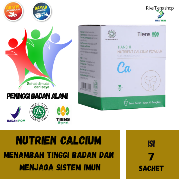 Best Seller Calcium Powder 8 Sachet Full - Kalsium Terbaik Dunia ...