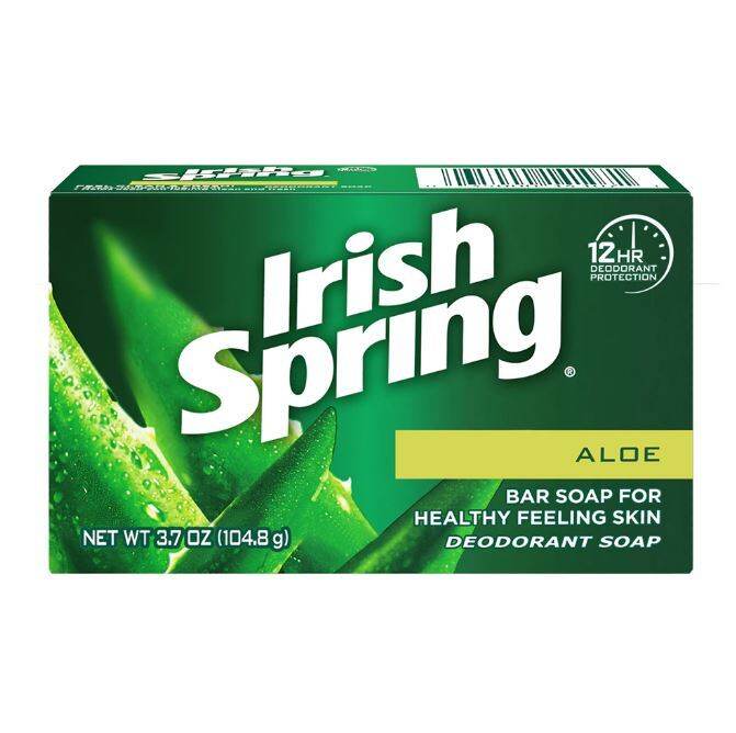 IRISH SPRING Aloe Bar Soap 104g | Lazada PH