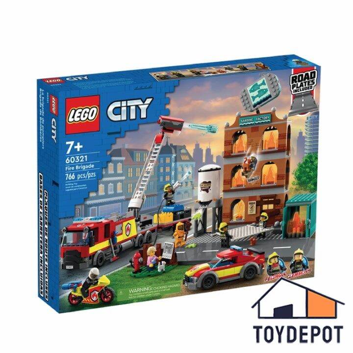 LEGO 60321 Fire Brigade (766 Pieces) | Lazada
