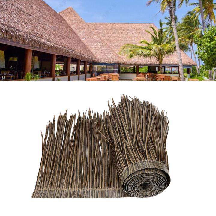 Hisiya Straw Roof Thatch Fake Equipment Artificial Palm Thatch for Bar ...