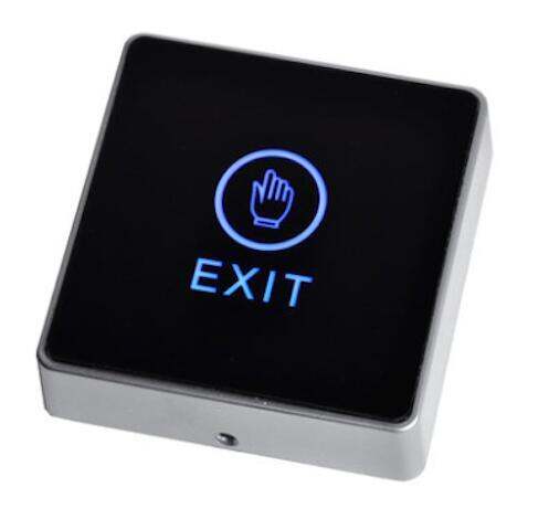 Door Exit Button Touch Release Push Switch Infrared Contactless Bule Backlight for access ...