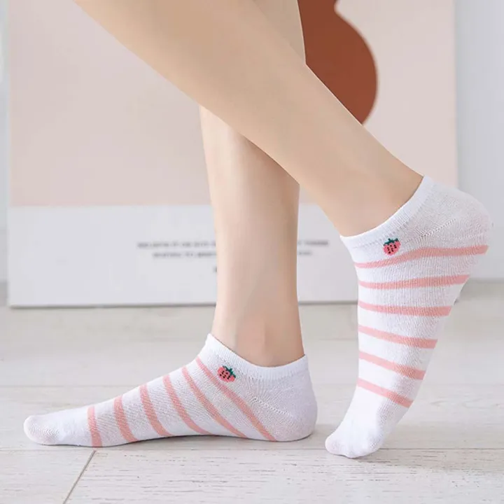 TOMANY การแข่งขันทั้งหมด Kawaii ตื้นไปหน่อย การ์ตูน ตาข่าย สตรอเบอร์รี่ ...