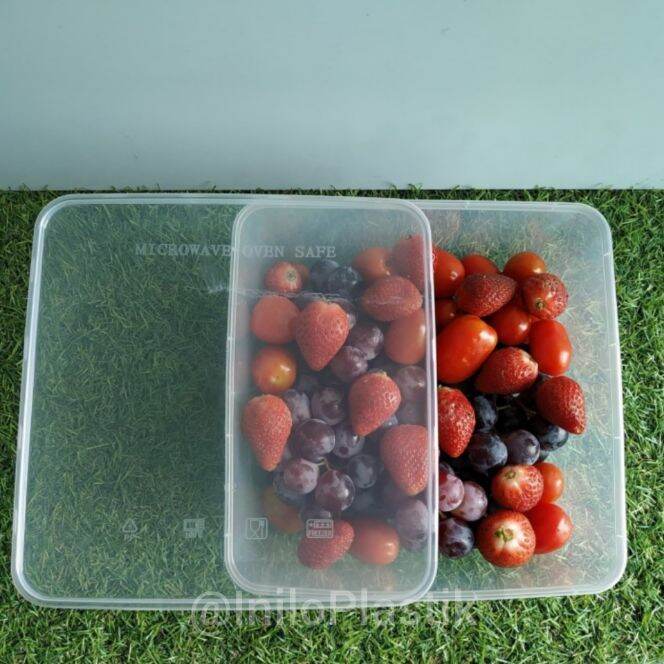 Thinwall DM 3000ml SQ / Thinwall Kotak Plastik 3000 ml [25pcs] | Lazada ...