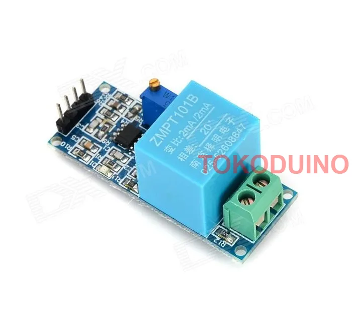 [BAYAR DI TEMPAT] SINGLE PHASE AC VOLTAGE SENSOR ZMPT101B AC ARDUINO ...