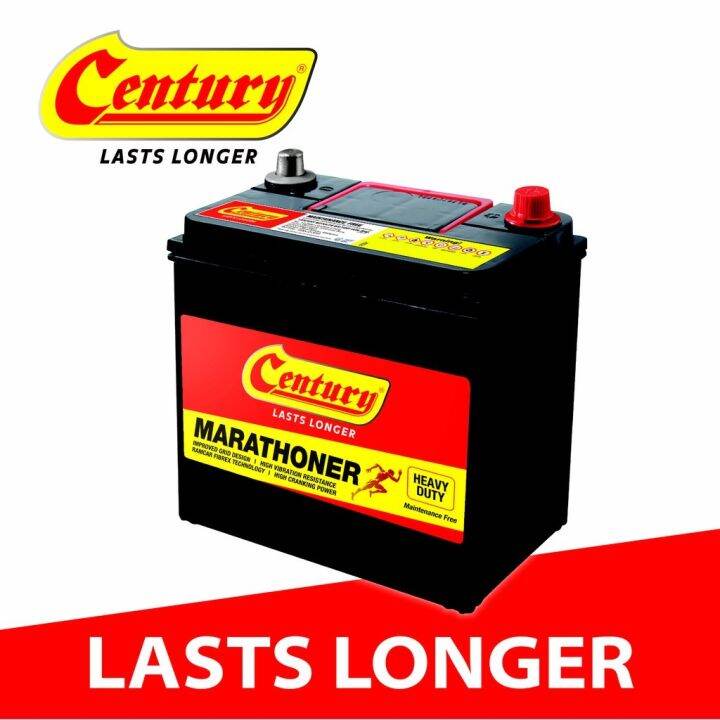 Century Marathoner - Maintenance Free Car Battery [ NS60LS ] With Delivery And Installation | Lazada