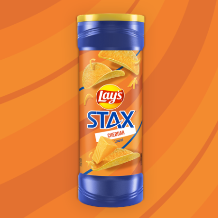 Lay's Stax Cheddar Flavored Potato Crisps -5.5oz | Lazada PH