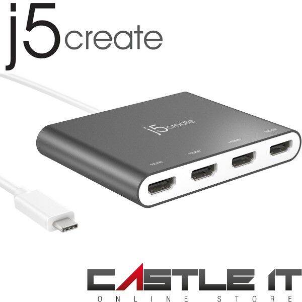J5 Create JCA366 USB-C to 4-Port HDMI Multi-Monitor Adapter | Lazada
