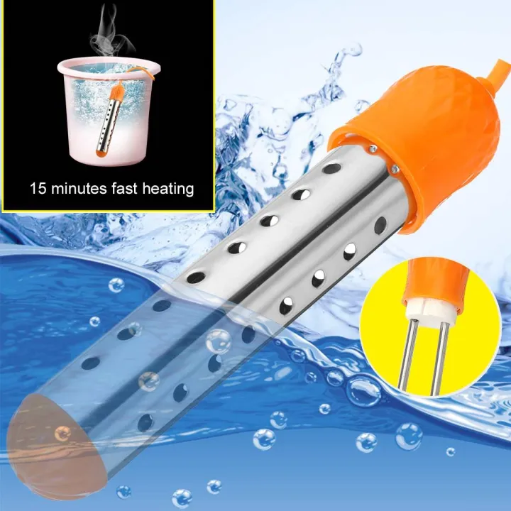 3000W Floating Electric Heater Boiler Water Heating Element Portable ...