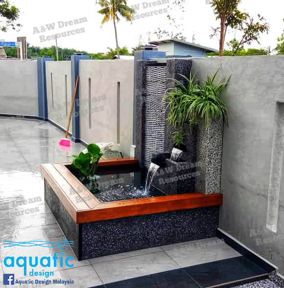 AW 08 6x4x4.5 Custom Made Water Feature Low Maintenance Fiberglass Pond ...