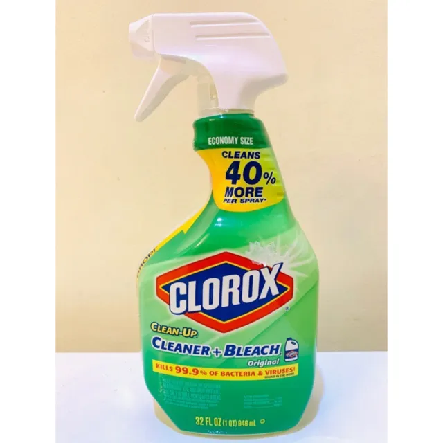 Clorox Disinfectant Clean Up Multi Purpose Cleaner + Bleach Spray 946 ...