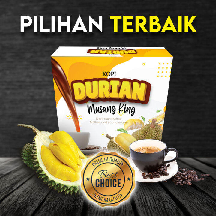 Kopi Durian Musang King | Rasa Durian Asli | Minuman Kesihatan Yang ...