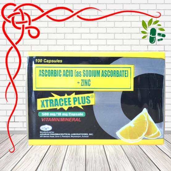 XTRACEE PLUS (Ascorbic Acid as Sodium Ascorbate + Zinc) 100 capsules ...