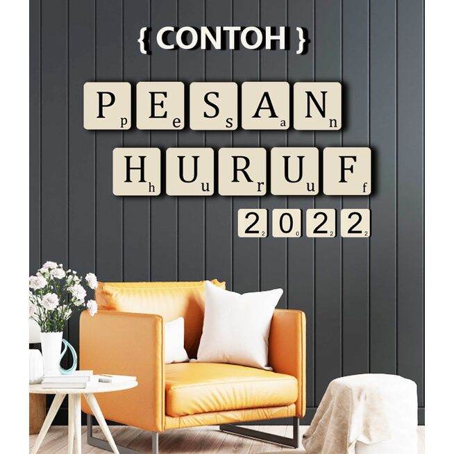 Hiasan Dinding huruf satuan murah | Lazada Indonesia