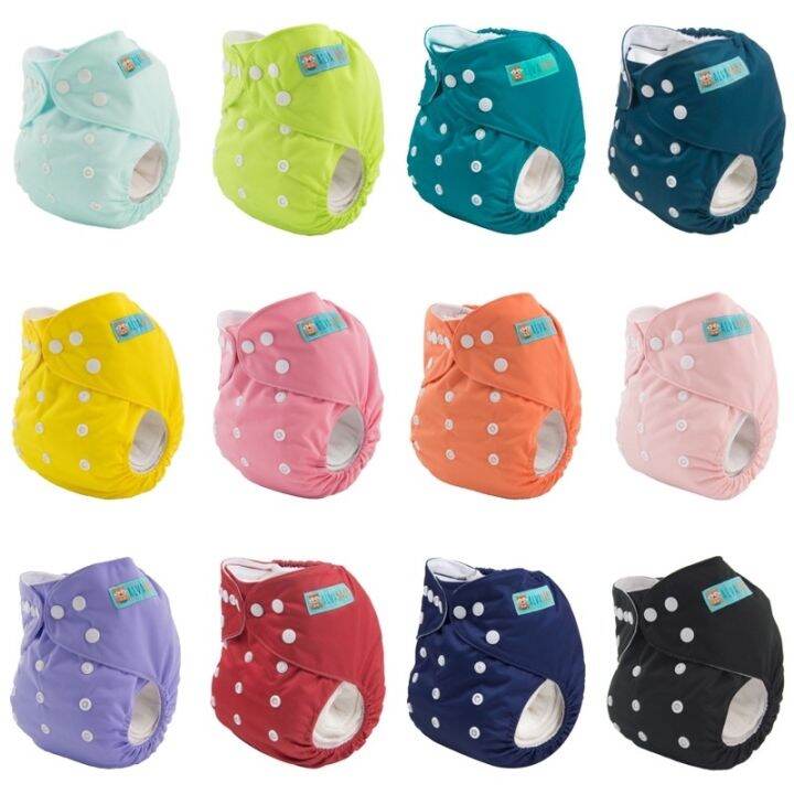 ALVA CLOTH DIAPERS Reusable Diapers Diiapers for newborn baby | Lazada PH