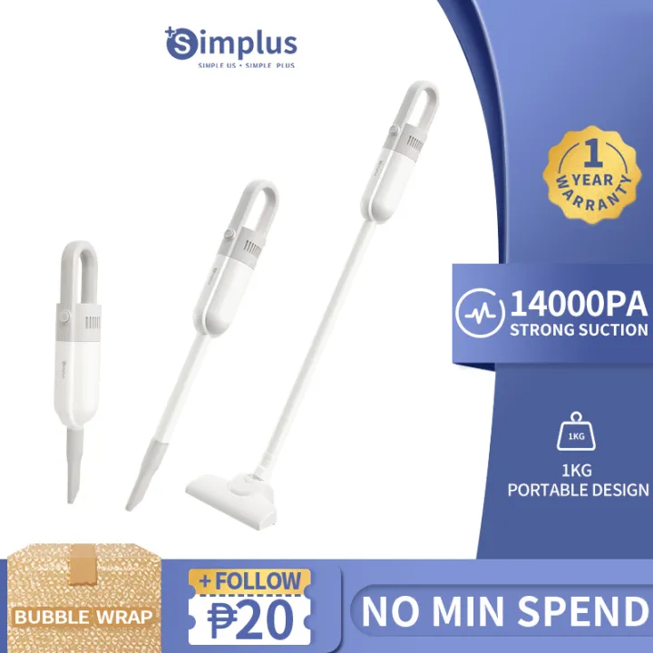 Simplus 3 In 1 Vacuum Cleaner Portable Vacuum Cleaner Ultra Quiet 14000 ...