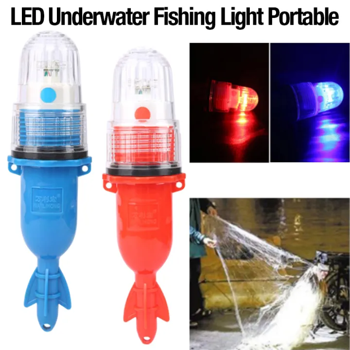 LED Underwater Fishing Light Portable Automatic Light-operated ...