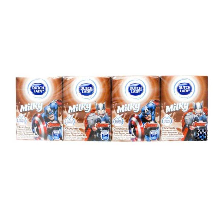 Dutch Lady Kid Chocolate Flavoured Milk (125ml x 4) | Lazada