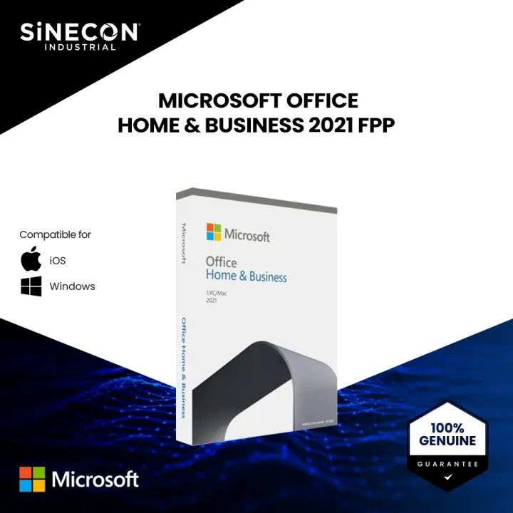 MICROSOFT OFFICE HOME & BUSINESS 2021 (FPP) English APAC EM Medialess | Lazada.co.th