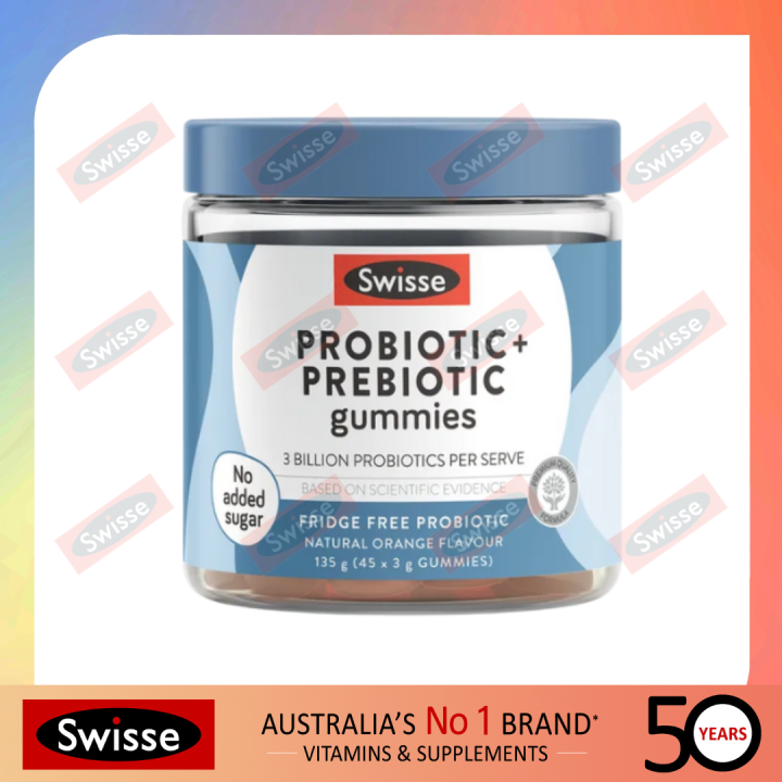 SWISSE Adult Probiotic & Prebiotic Gummy (45 Gummies) | Lazada